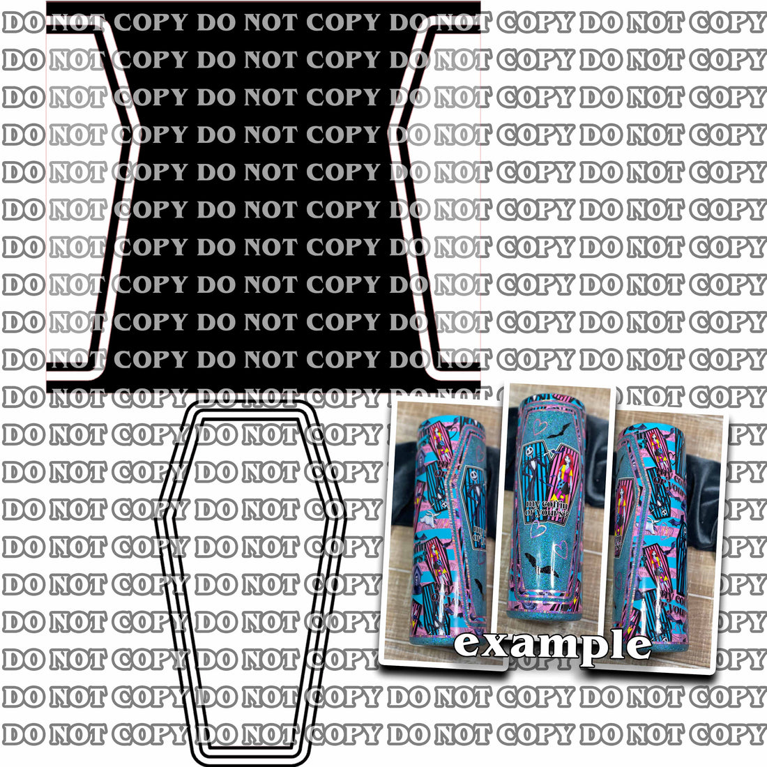 Coffin Wrap and Offset SVG – daniellespencerexclusive