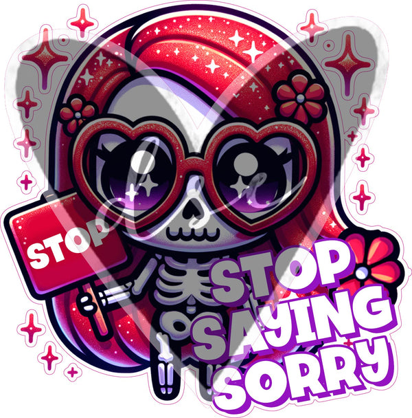 Assorted Stop Saying Sorry Vinyl – daniellespencerexclusive
